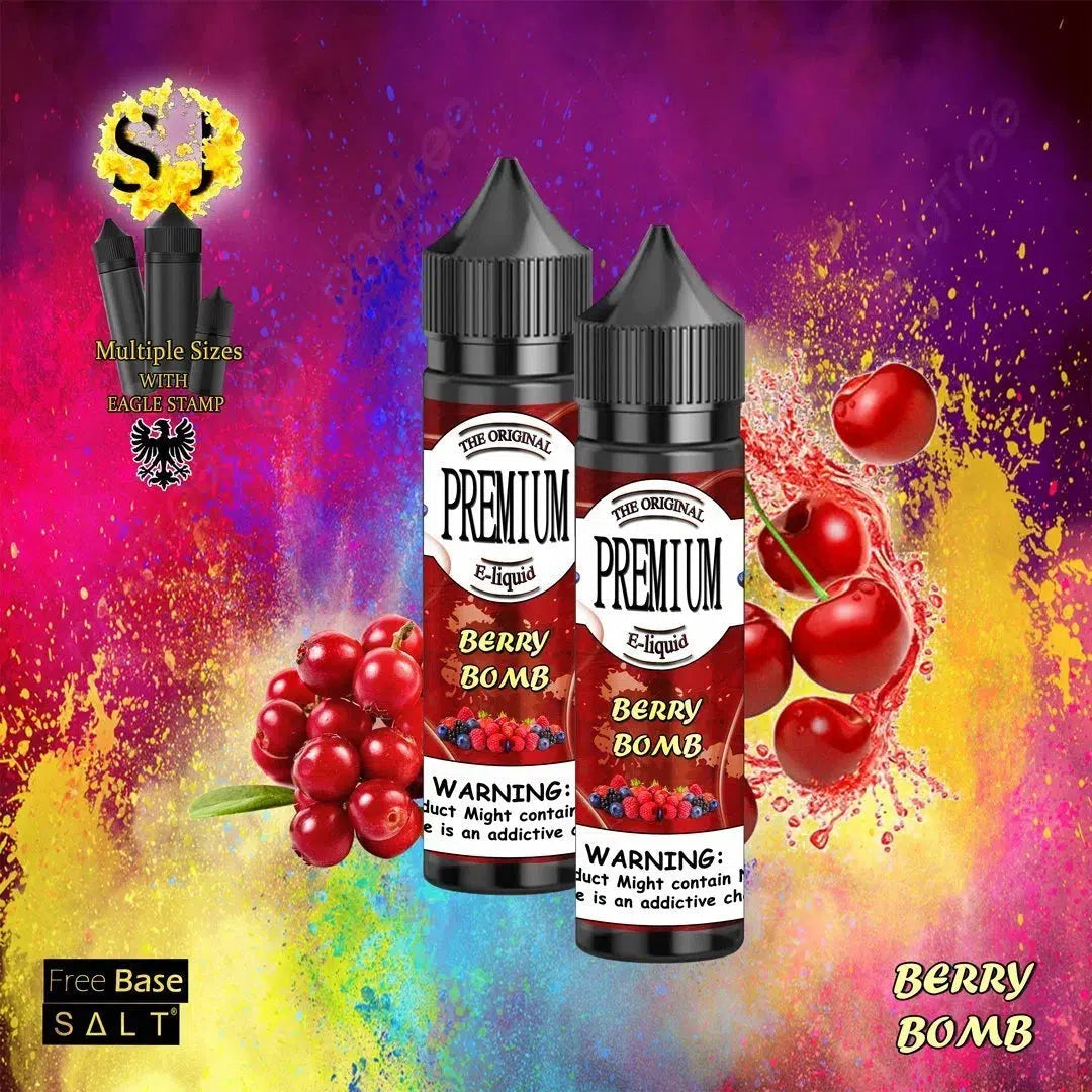 Premium Berry Bomb Freebase eliquid | Cherry Berry – FrenzyFog