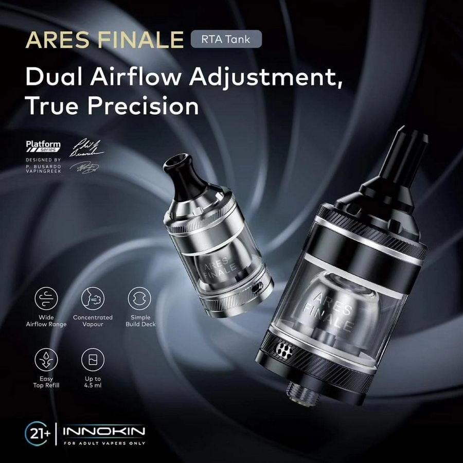 Innokin Ares Finale RTA Tank Atomizer 4.5ml – FrenzyFog