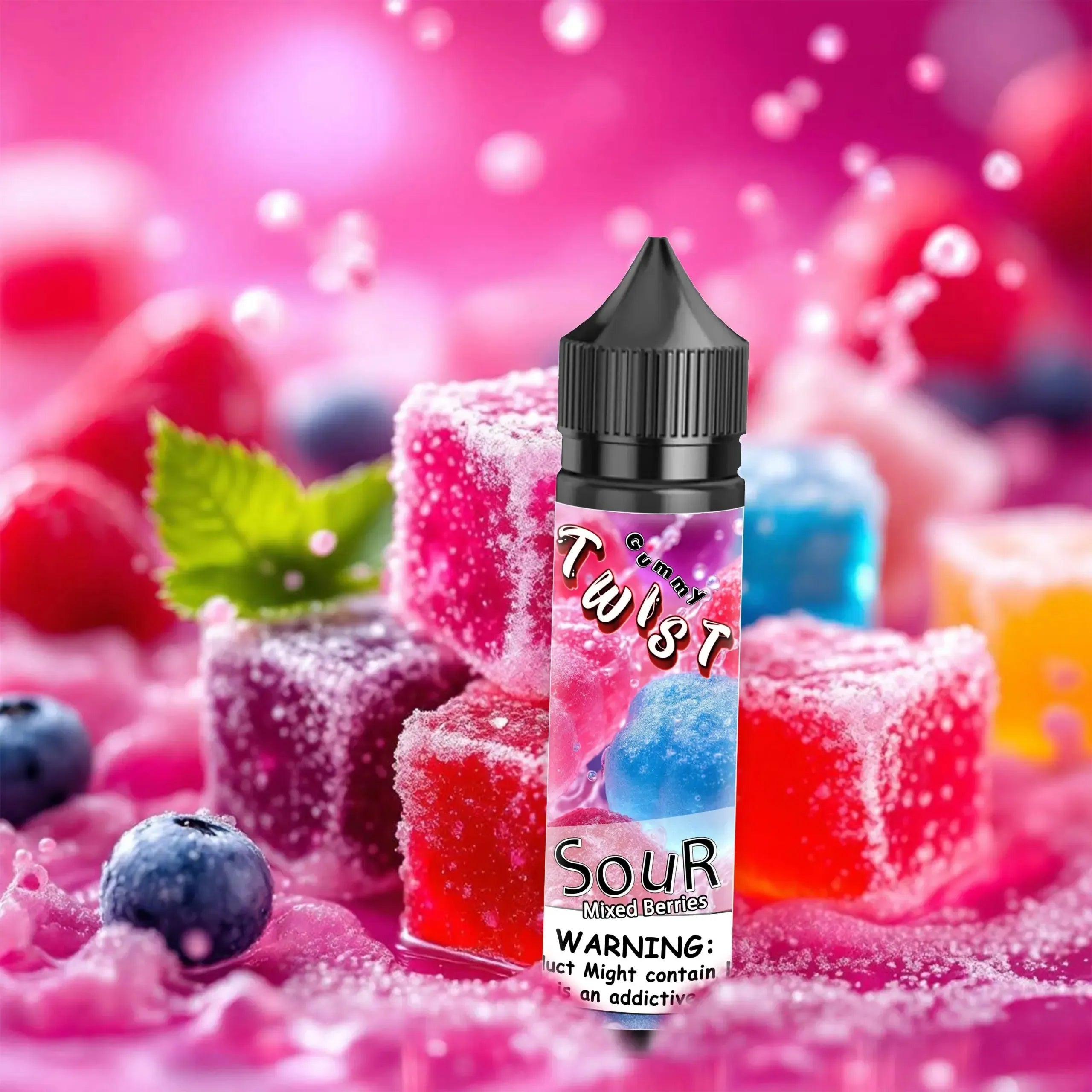 Sour Mixed Berries Gummies E-Liquid 60ml | Twist Gummy Series – FrenzyFog